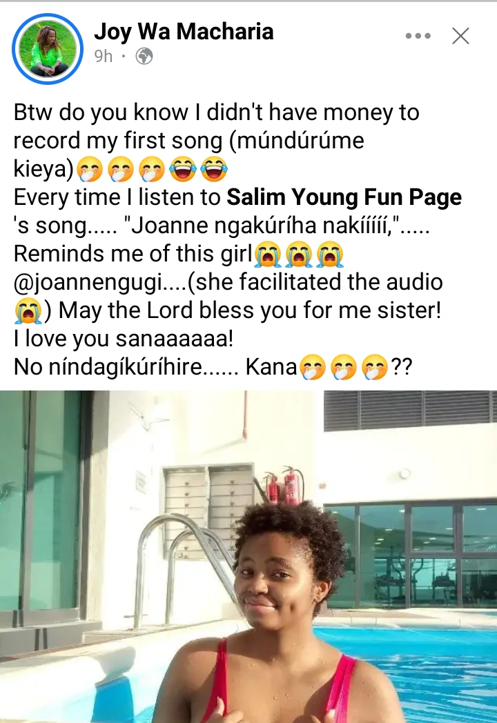 Joy Wa Macharia Reveals The Lady Behind His Success In Music - Kenyans ...