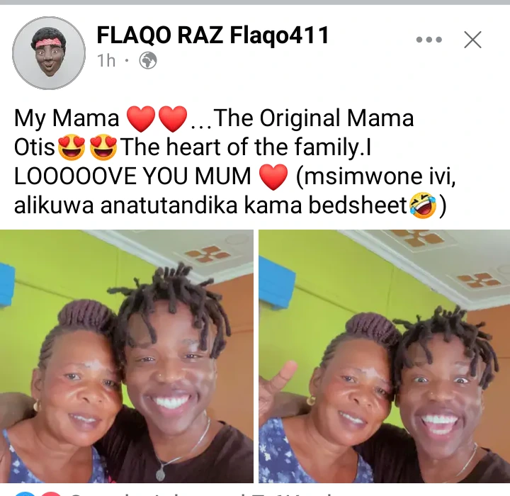 "The Real Mama Otis" Comedian Flaqo Shares A Photo Of His Mother With ...