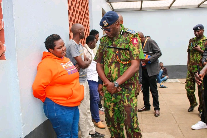 DIG Lagat Shares Light Moments with Inmates At Kasarani Police Cells ...